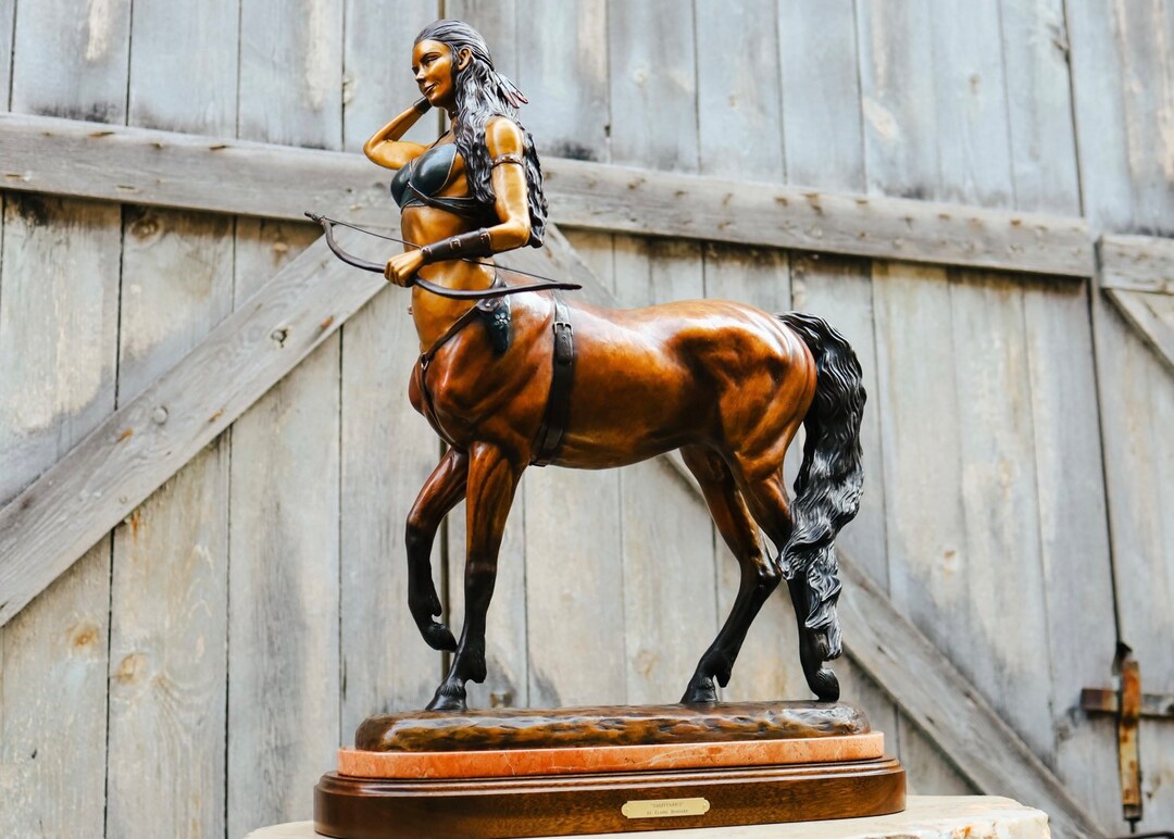 Sagittarius-bronze Sculpture - Etsy