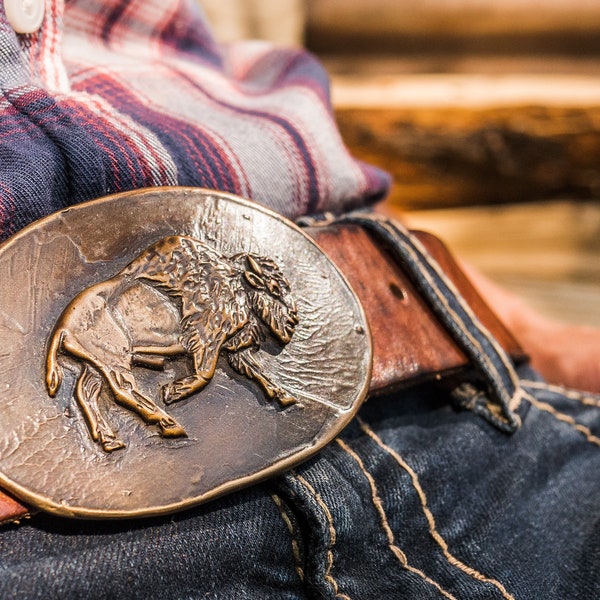 Buffalo Belt Buckle - Etsy