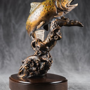 Brown Trout - Limited Edition Bronze Sculpture - Etsy