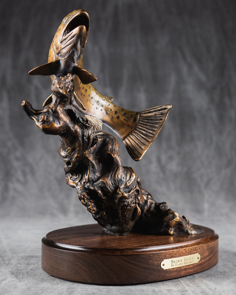 Brown Trout - Limited Edition Bronze Sculpture - Etsy