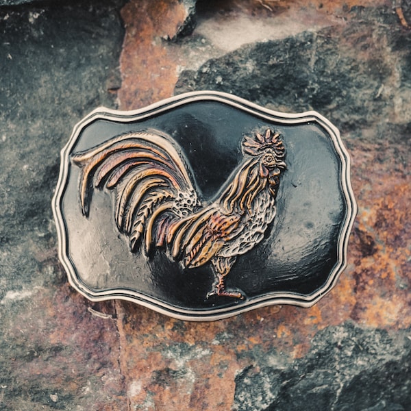 Bronze Rooster Belt Buckle - Etsy