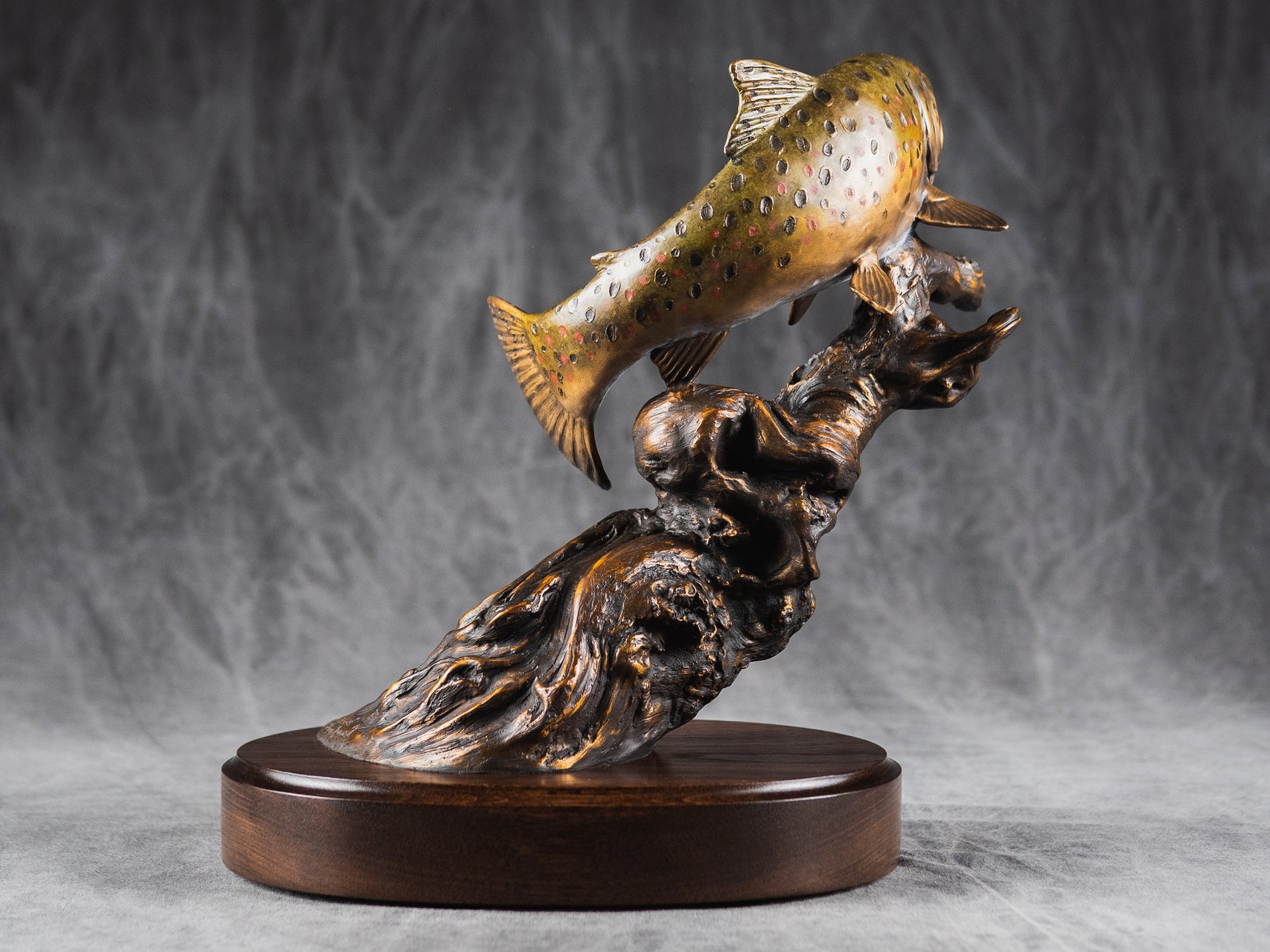 Brown Trout - Limited Edition Bronze Sculpture - Etsy