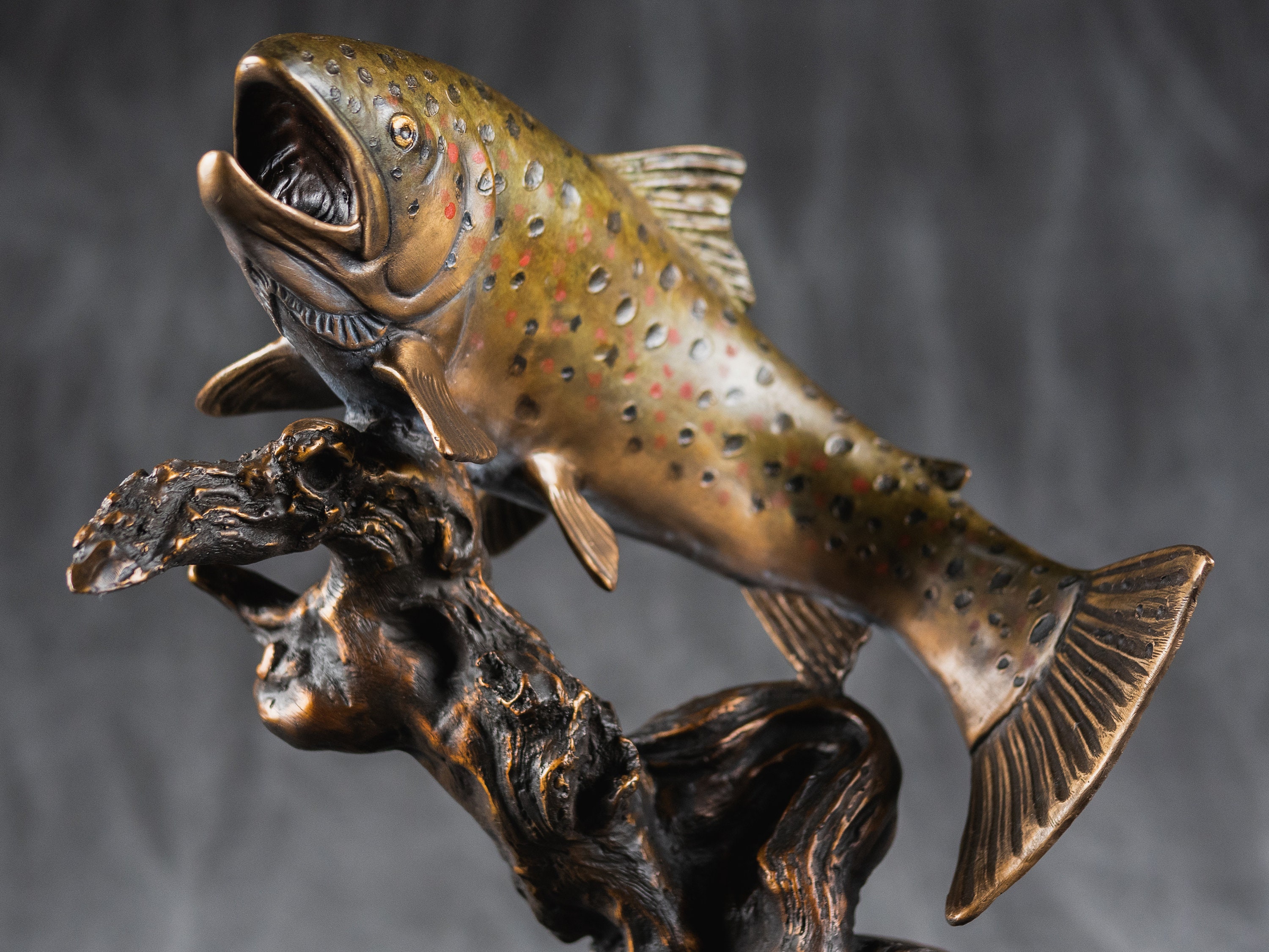 Brown Trout - Limited Edition Bronze Sculpture - Etsy