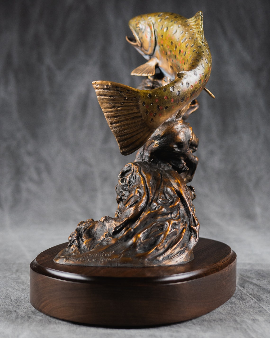 Brown Trout - Limited Edition Bronze Sculpture - Etsy