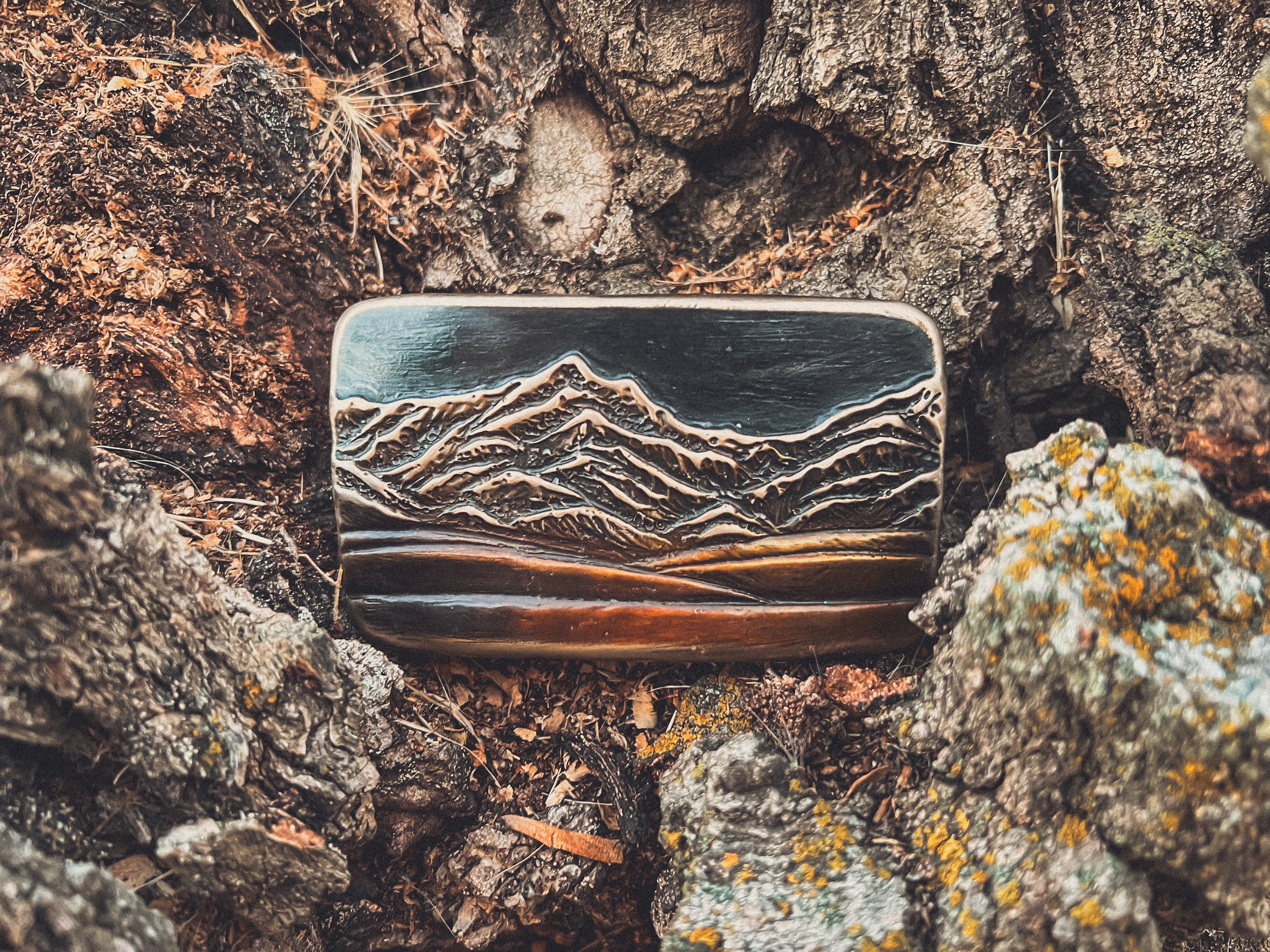 Bridger Mountain Range - Bronze Belt Buckle - Etsy