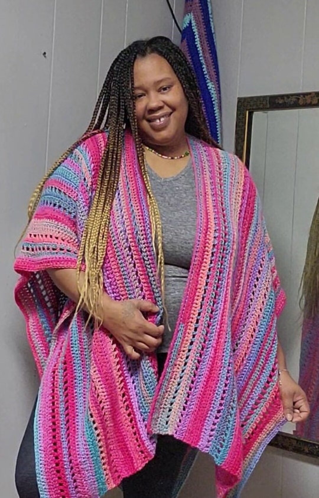Breezy Ruana Pattern - Etsy