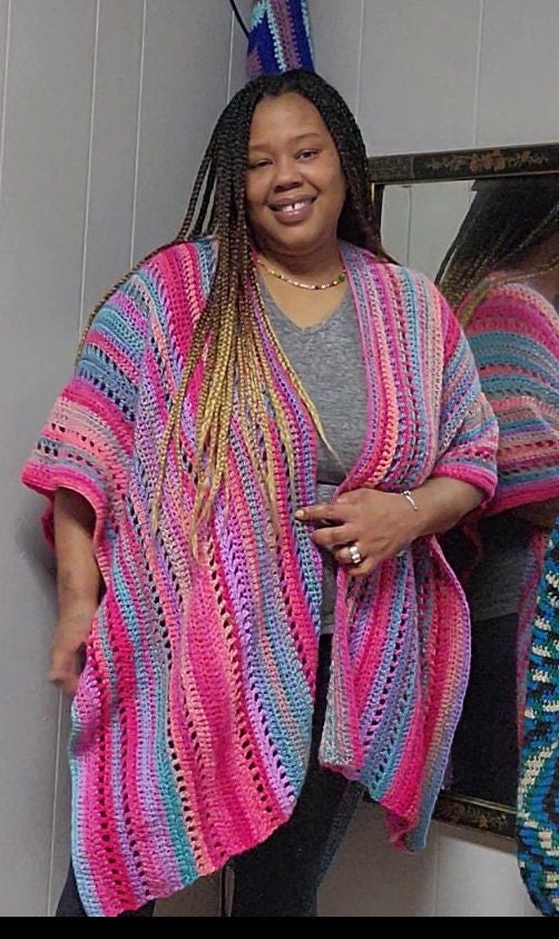 Breezy Ruana Pattern - Etsy