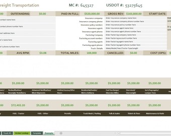 Freight Dispatcher Forms - Etsy
