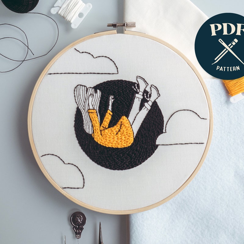 Modern Embroidery - Etsy