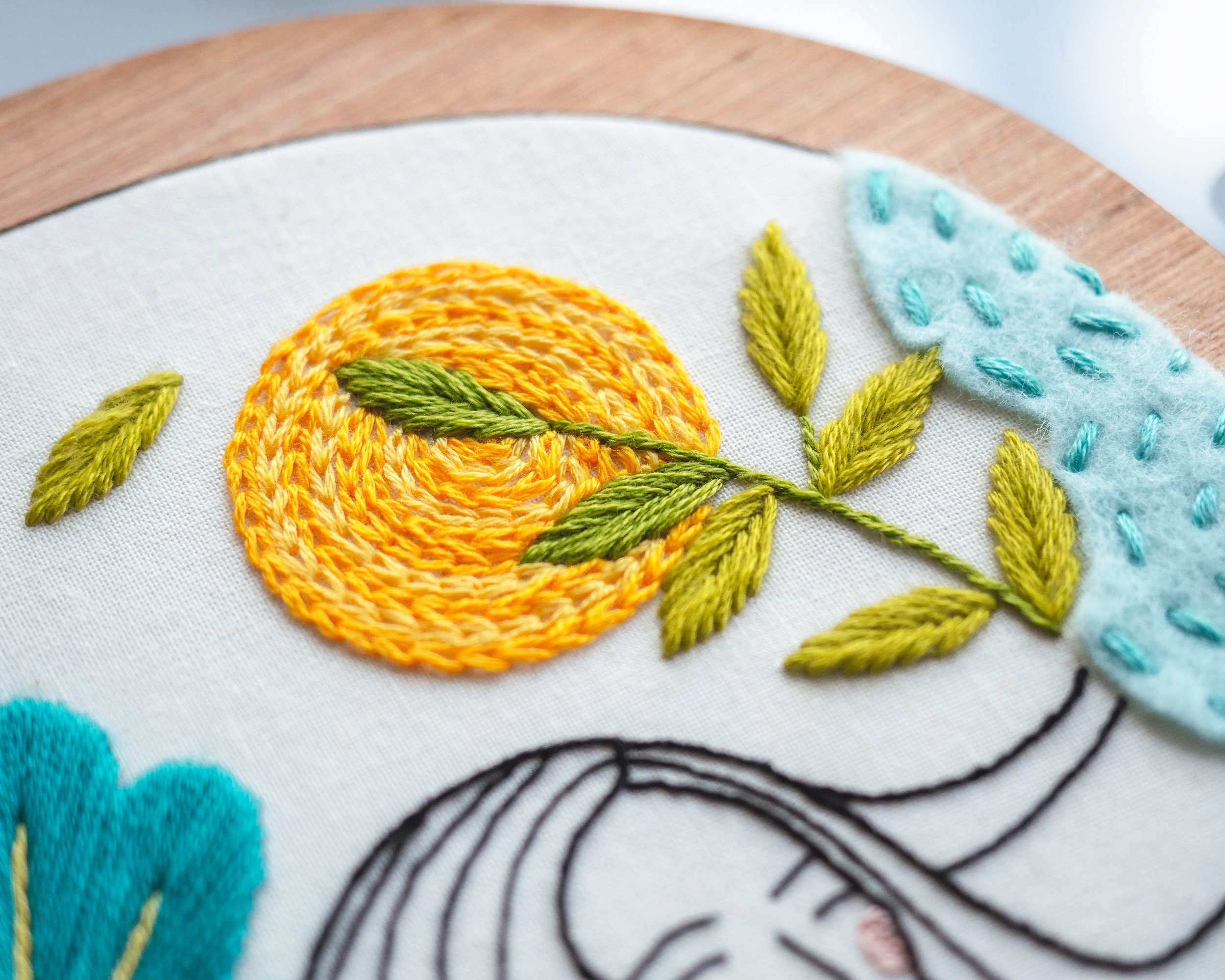 Summer Dream Embroidery Pattern PDF Embroidery Tutorial - Etsy