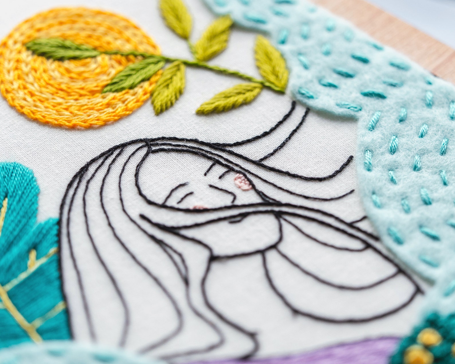 Summer Dream Embroidery Pattern PDF Embroidery Tutorial - Etsy