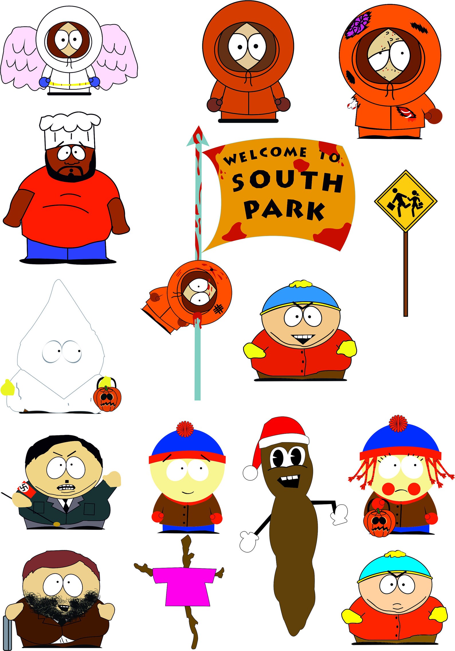 South Park SVG Bundle South Park Vector Kenny McCormick svg | Etsy