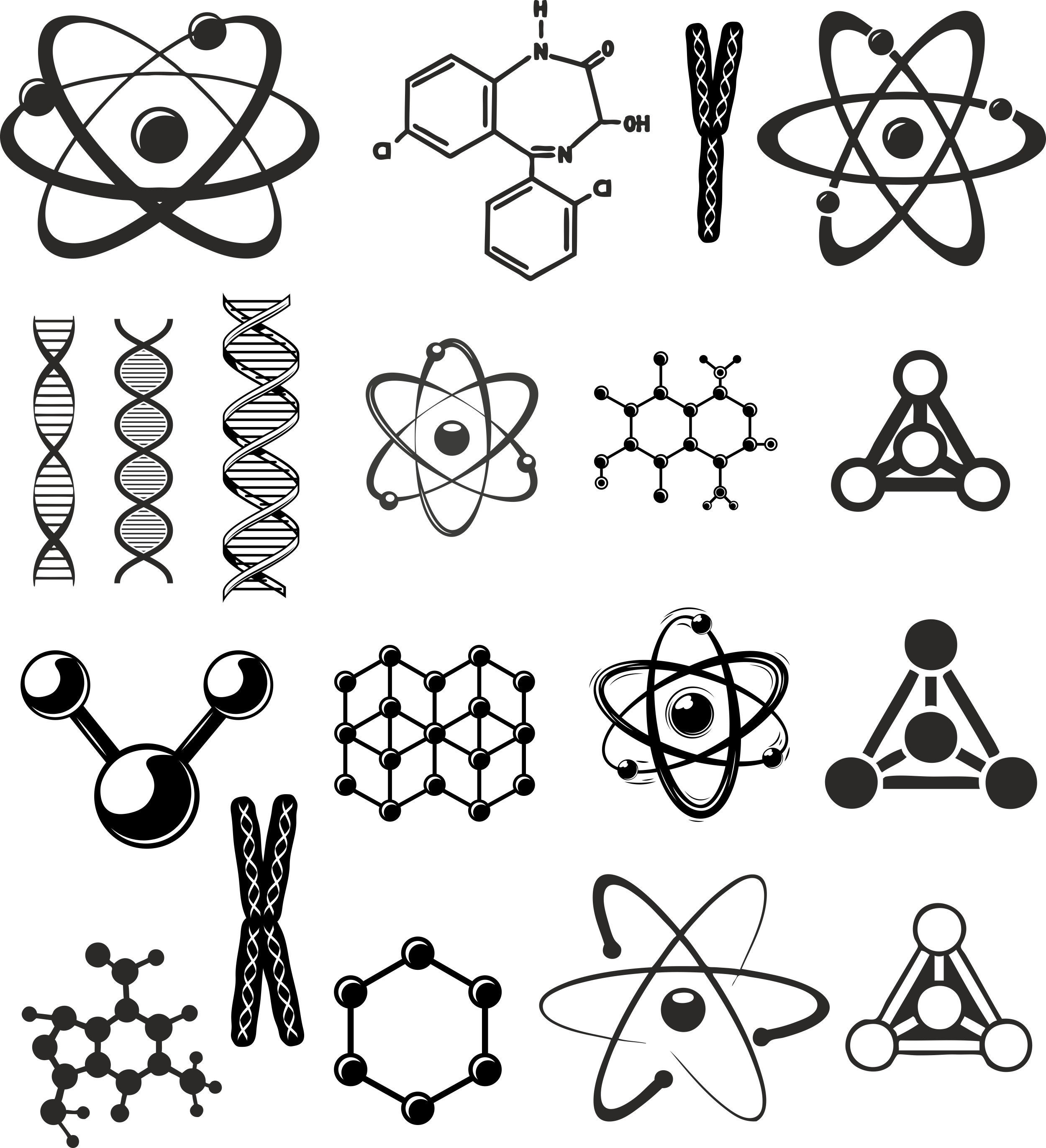 Atom SVG Atom PNG Atom DXF Atom Vector Atom Clipart Atom | Etsy