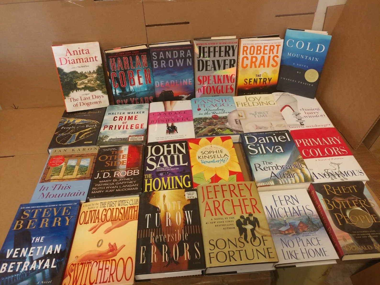 Lot of 10-lbs Hardcover Action Mystery Romance Thriller General Fiction ...