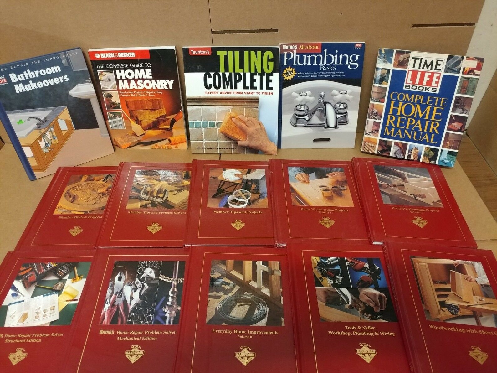 Lot of 10 Do-it-yourself How-to Remodel Handyman Home Repair Books ...