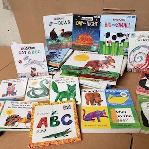 Lot of 5 Eric Carle Picture/board Books for Childrens Kid - Etsy