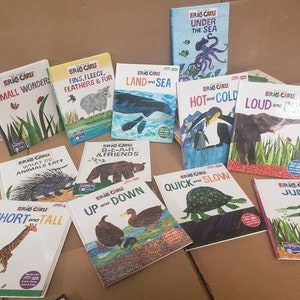Lot of 5 Eric Carle Picture/board Books for Childrens Kid - Etsy