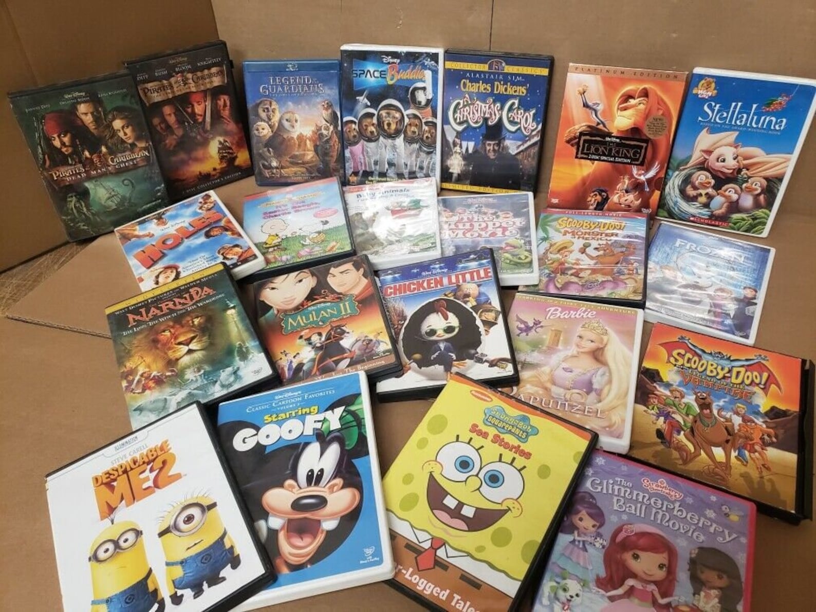 Lot of 10 Dvd Cartoon Family Children Classic Animated Kids | Etsy