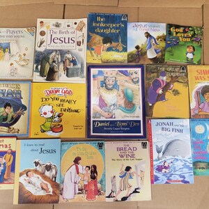 Lot of 10 Christian Prayer Bible Jesus Stories Religion Kid Books Mix ...