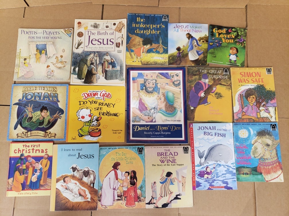 Lot of 10 Christian Prayer Bible Jesus Stories Religion Kid - Etsy