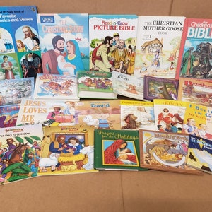 Lot of 10 Christian Prayer Bible Jesus Stories Religion Kid Books Mix ...