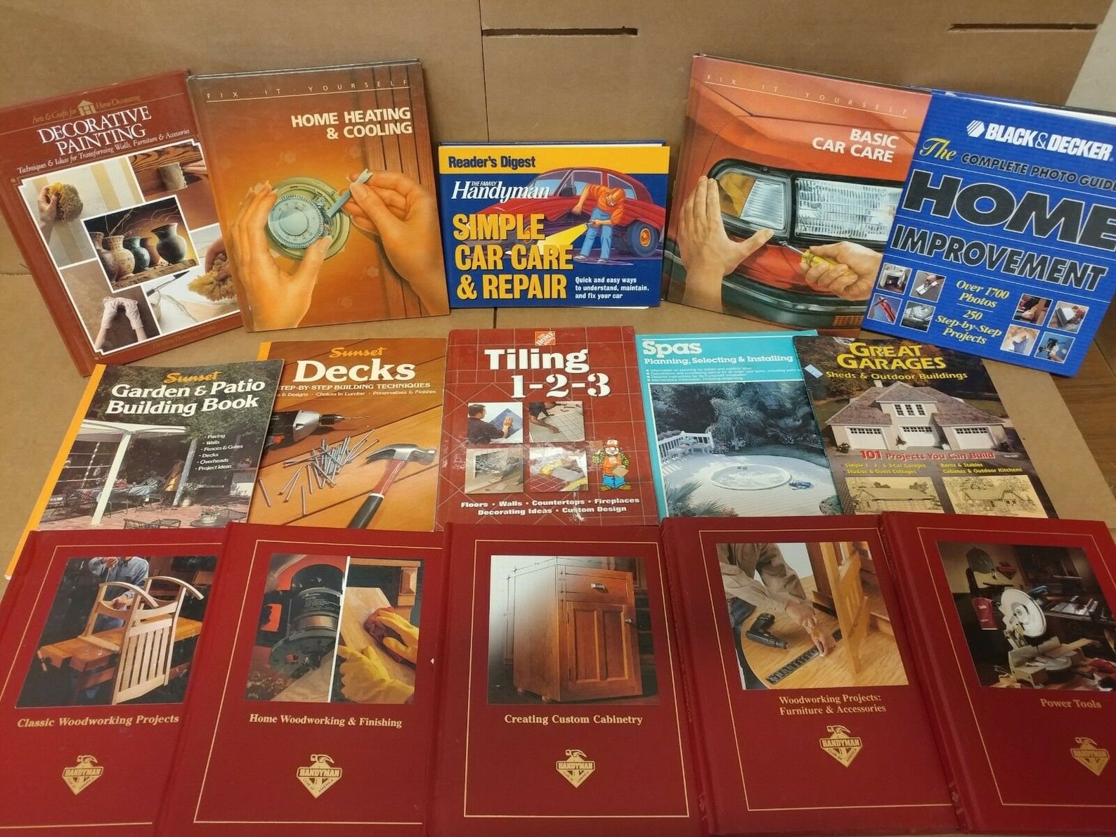 Lot of 10 Do-it-yourself How-to Remodel Handyman Home Repair Books ...
