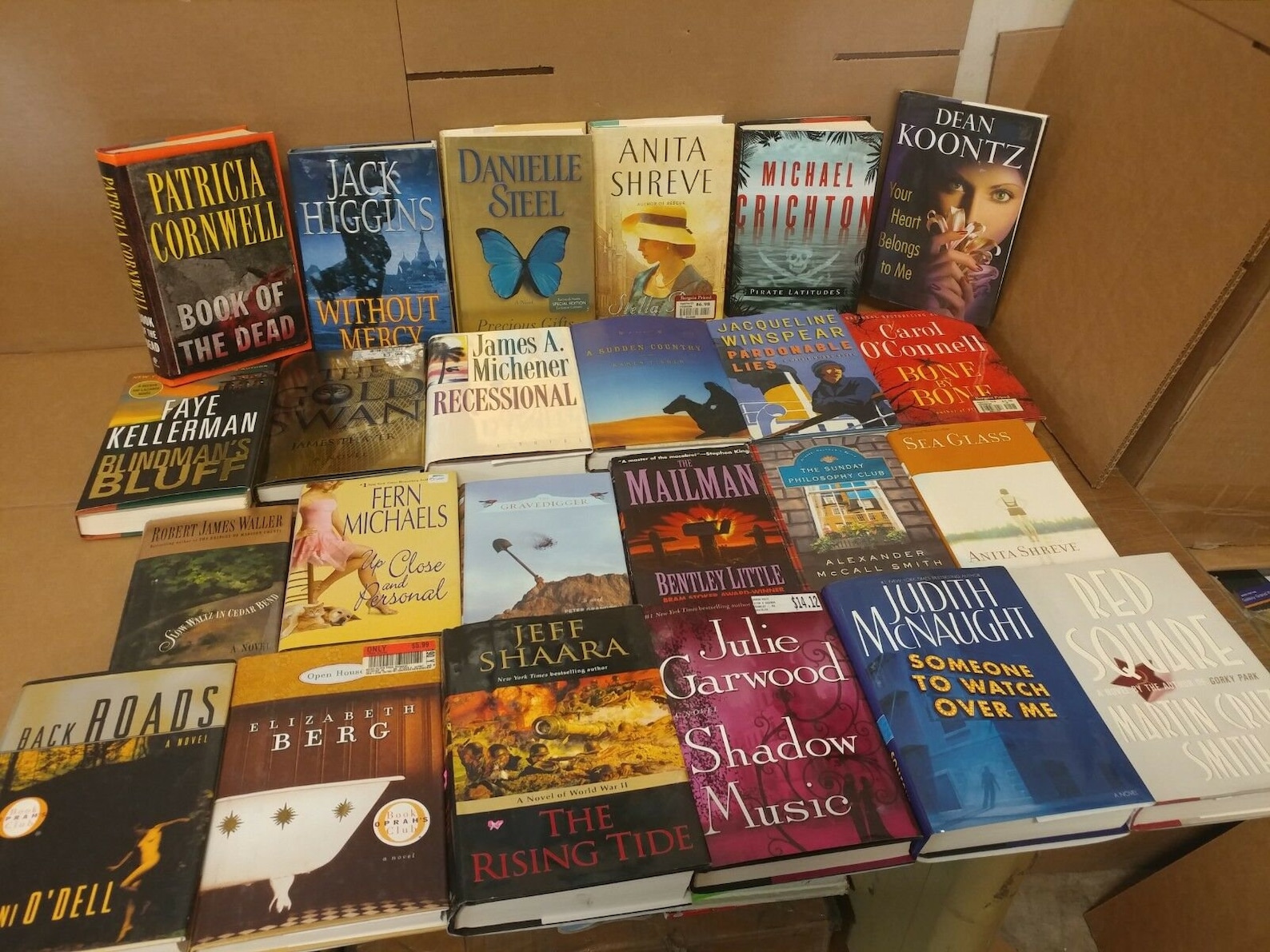 Lot of 10-lbs Hardcover Action Mystery Romance Thriller General Fiction ...