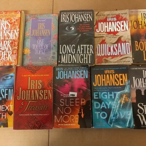 Lot of 10 Iris Johansen Mystery Eve Duncan Forensic Murder Paperback ...