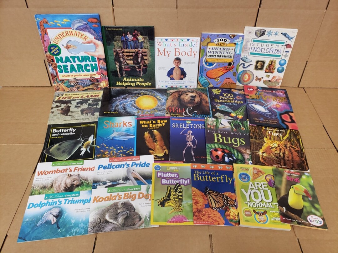 Lot of 10 Science Nature Experimental Animal Educational Learn Kid ...