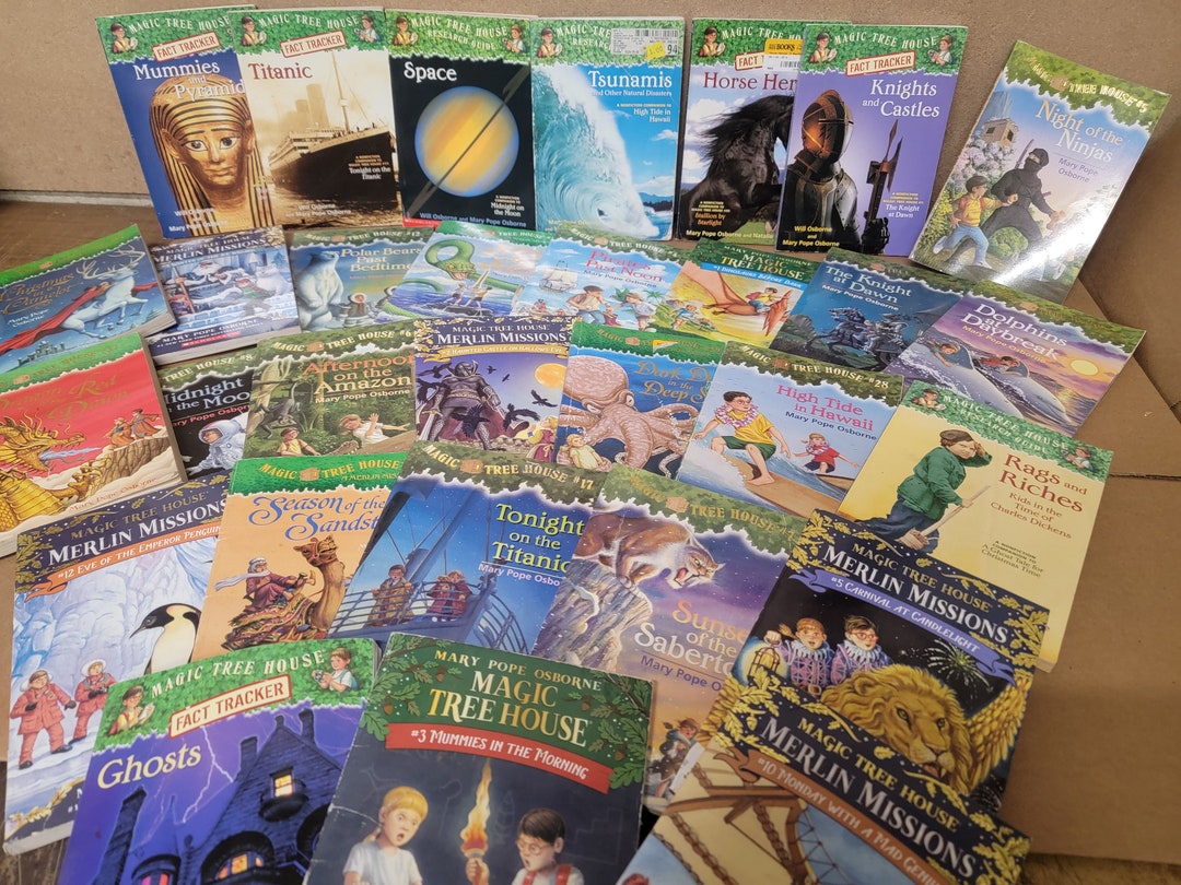 Lot of 5 Magic Tree House Books by Mary Osborne Child Kids Chapter Mix ...