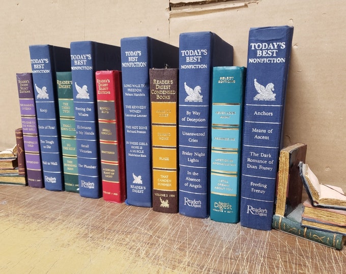 Lot of 10 Vintage Reader's Digest Condensed Books Old Hardcover Books ...