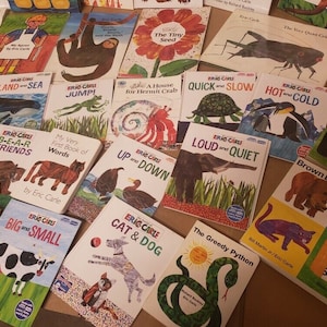 Lot of 5 Eric Carle Picture/board Books for Childrens Kid - Etsy