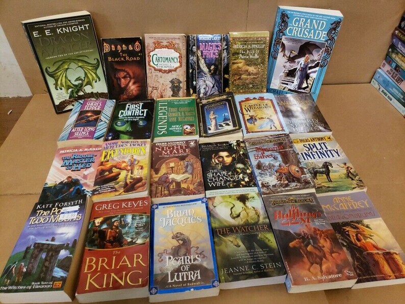 Lot of 20 Fantasy Magic Vintage Dragon Tolkien Rare Books - Etsy