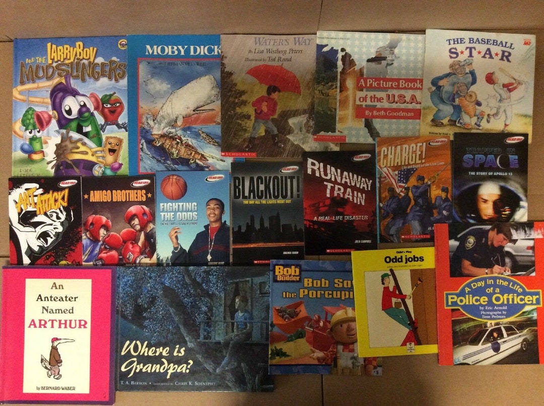 Lot of 20 Kids Books for Boys Learn to Read Picture Children Library ...