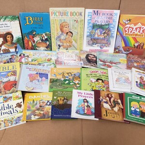 Lot of 10 Christian Prayer Bible Jesus Stories Religion Kid Books Mix ...