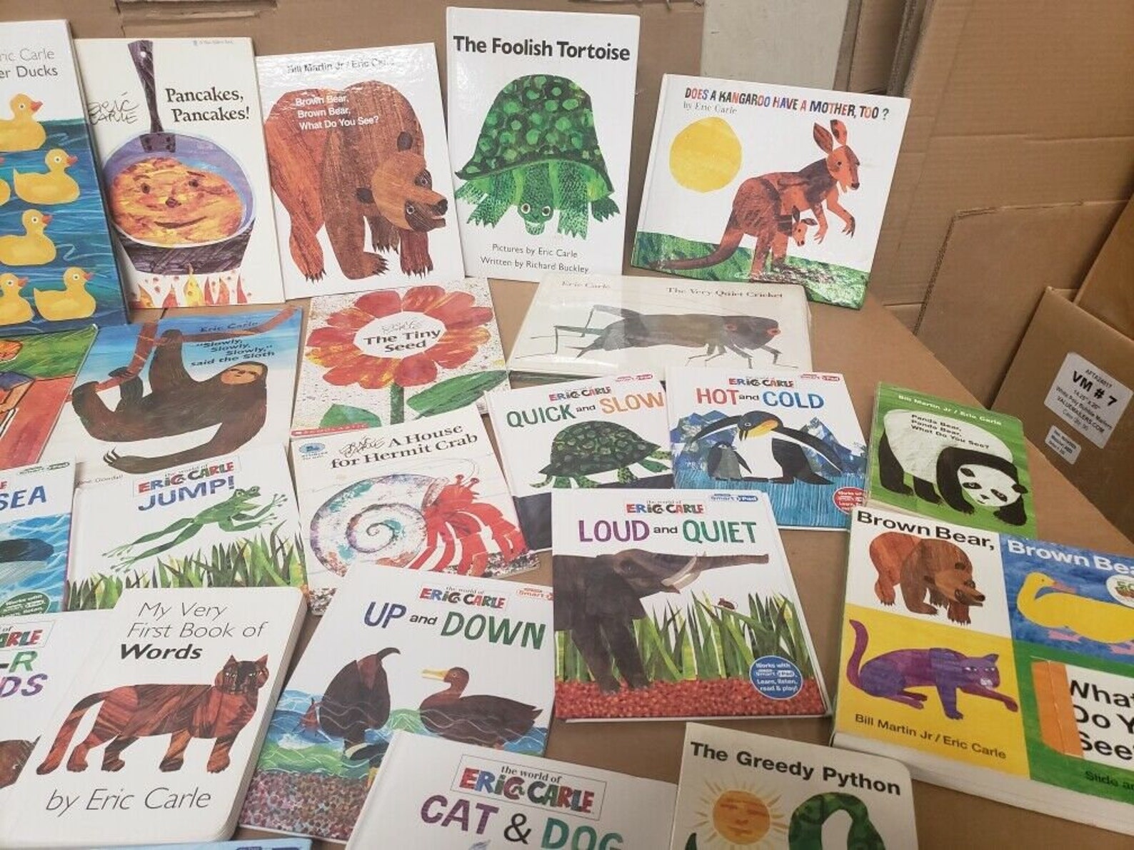 Lot of 5 Eric Carle Picture/board Books for Childrens Kid | Etsy