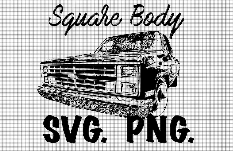 Chevrolet Square Body SVG PNG - Etsy