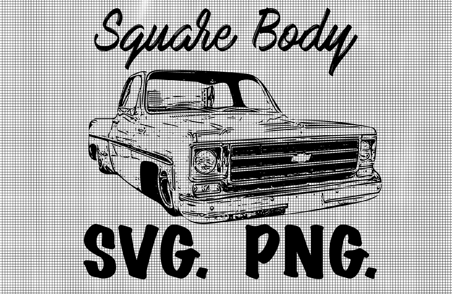 Chevrolet Square Body SVG PNG - Etsy