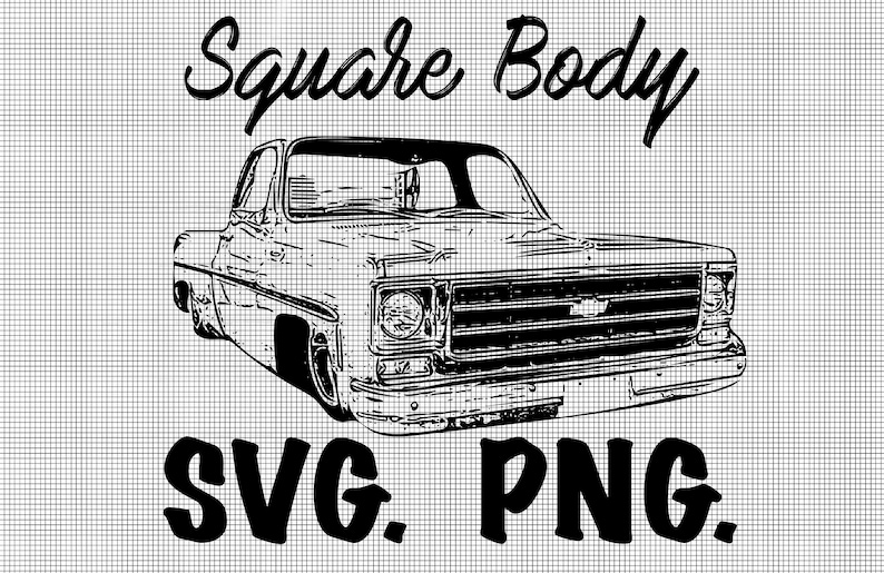 Chevrolet Square Body SVG PNG - Etsy