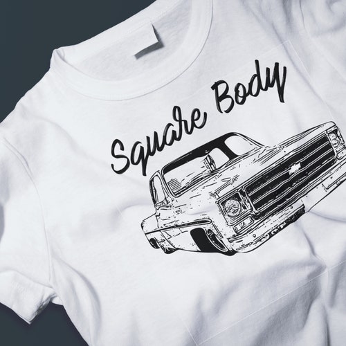 Square Body Svg Back of a Pickup Truck Clipart Png Eps Dxf - Etsy