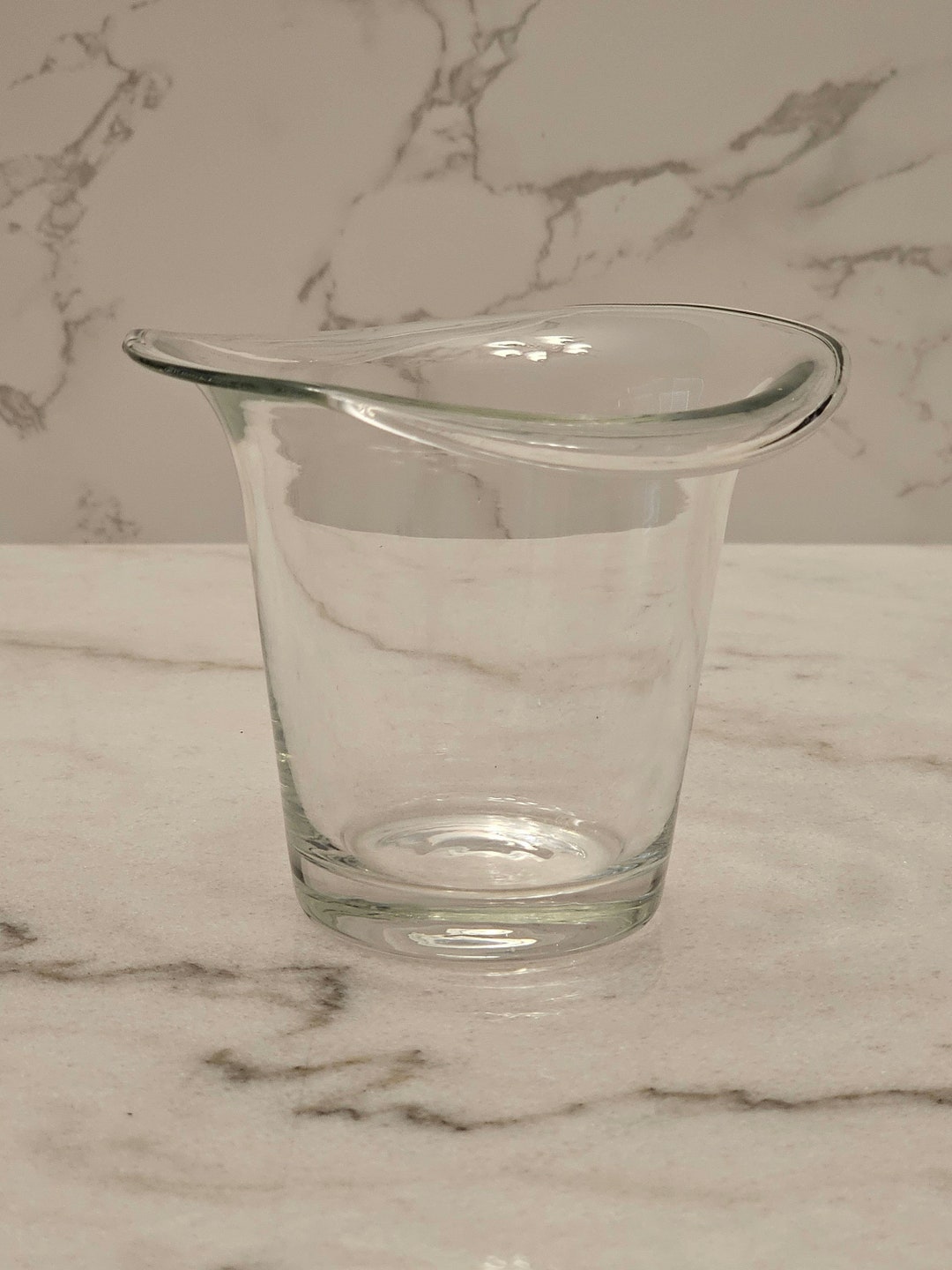Vintage Glass Top Hat - Etsy