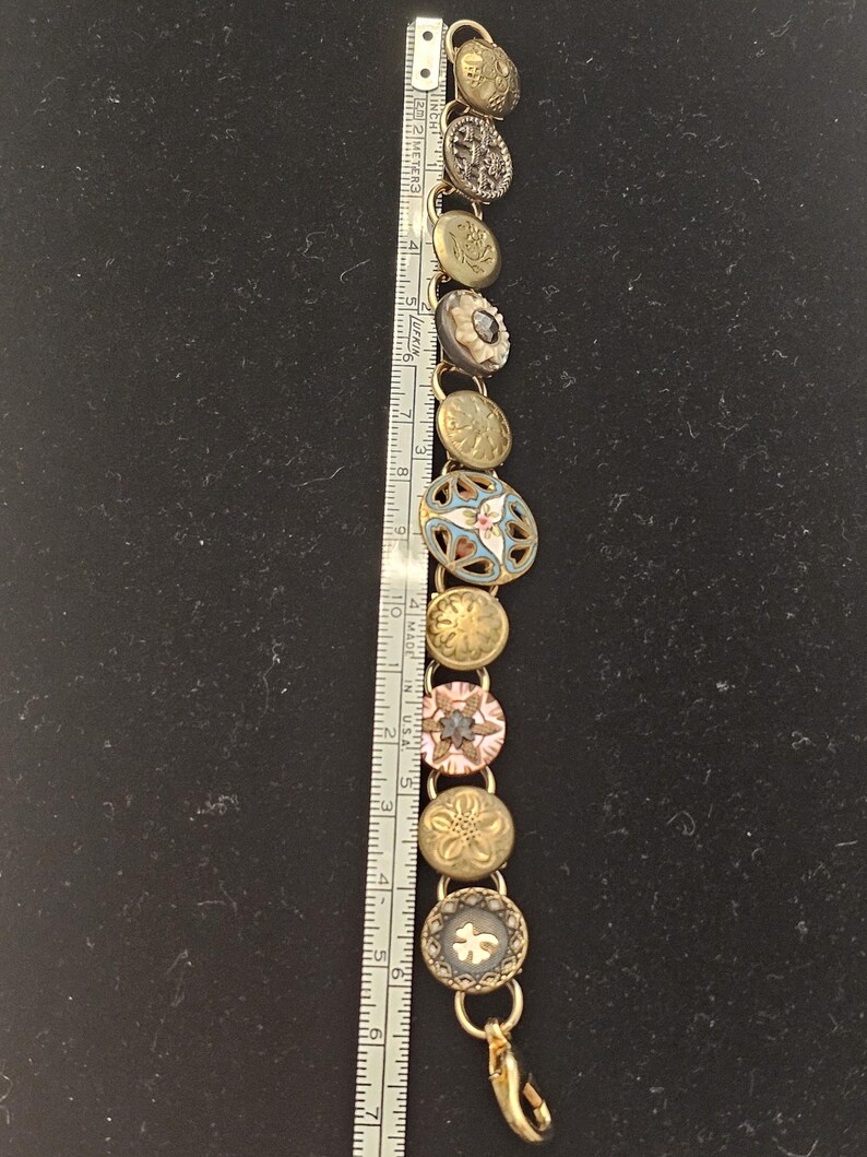 Antique Button Bracelet. Very Rare and Very Beautiful! - Etsy UK