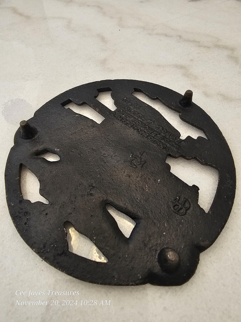 Vintage Cast Iron Ford Model T Roadster Kitchen Trivet Virginia Metal ...