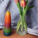 Colorful Candle Made of 100% Beeswax, Rainbow Candle - Etsy