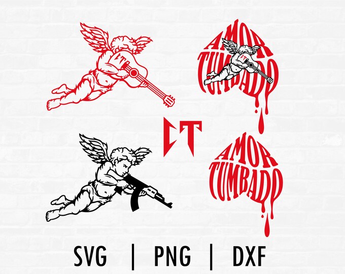 Corridos Tumbados SVG, CT Svg, Amor Tumbado Png, Svg, dxf, Cut files ...