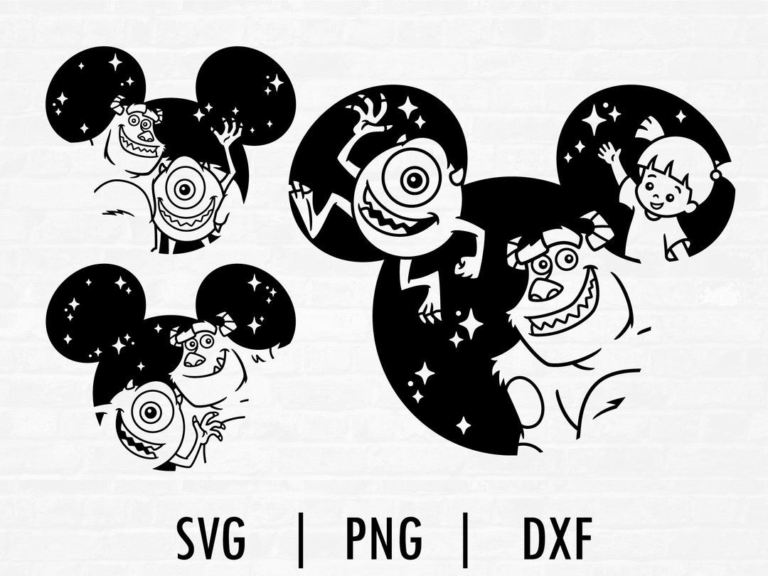 Monster Ears Svg, Family Trip Svg, Cut Files for Cricut & Silhouette ...