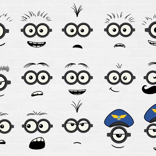 Minion SVG Files - Etsy