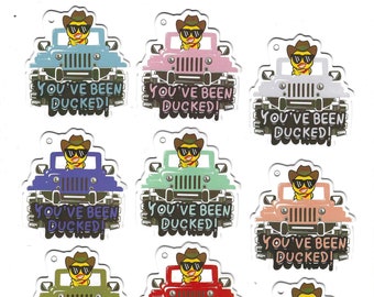 Duck Tags Double Sided Duck Tags & Ties for Jeep Ducking Physical Tags ...