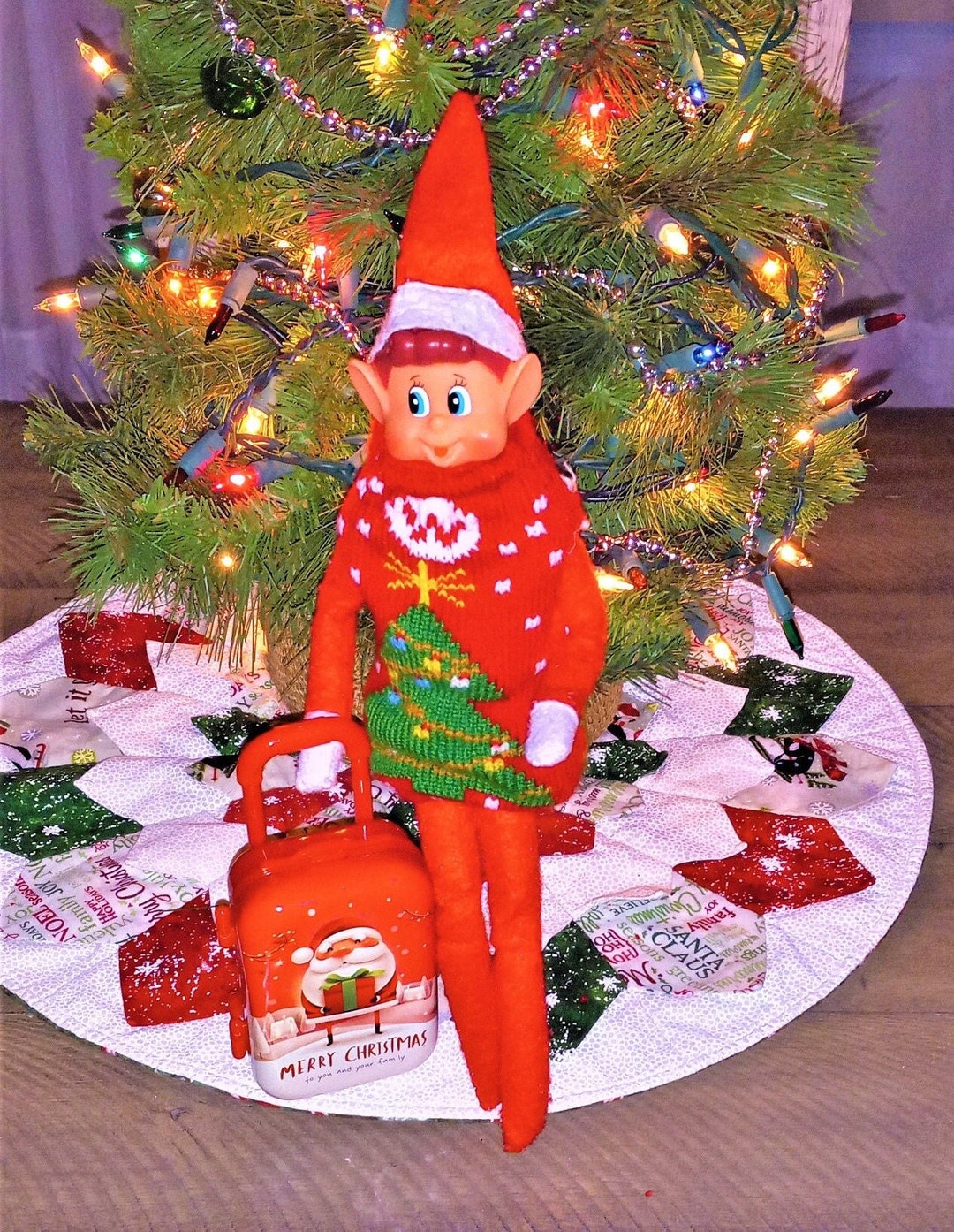 Suitcase Elf Size That Opens and Closes See More Pictures Send Your Elf ...