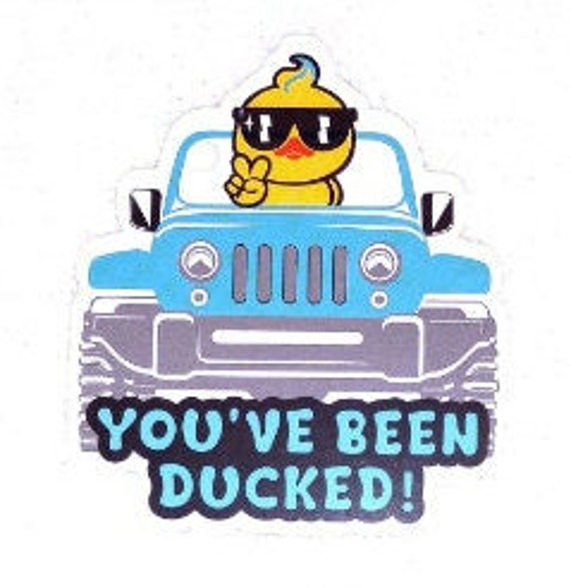 All Different Color Jeeps Duck Tags Double Sided - Plus Ties for Jeep ...